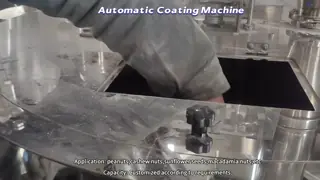 Full Automatic Coating Machine——Dust-free（covered peanut）#machine #peanut #food