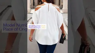 Plus Size Summer Blouse Elegant & Comfy