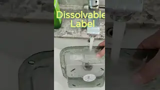 Dissolvable Labels Fully Water Soluble