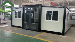 20FT expandable container house |European style doors and windows