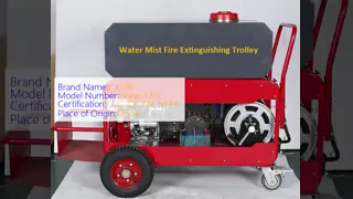 Honda Fire Trolley: Fast Water Mist Extinguisher