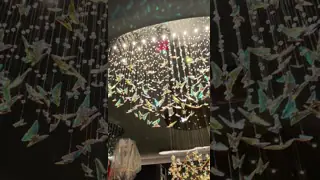 Handmade Glass Chandelier Modern Retro Bronze