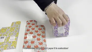 Folding skincare box