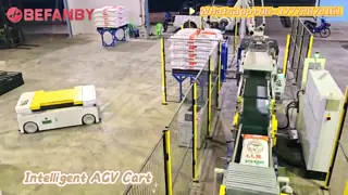 1.5 Ton Trackless Transfer Cart,Customized Battery Automatic Guided Vehicle