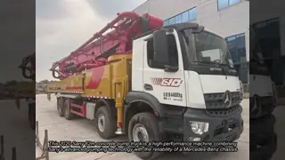 Sany 62M Concrete Pump Truck with Mercedes Benz Truck Chassis 2020 Used 62 Meters Pump