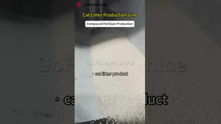 High Efficiency Cat Litter Production Manufacturing Line