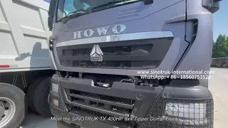 SINOTRUK TX 400HP 8x4 Tipper Dump Truck