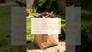Durable Kraft Paper Lawn Bags Strong & Eco-Friendly