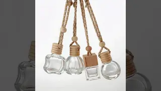 Glass bottles for car perfume