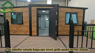 Mobile Expandable Container House 20FT with Wood Grain Terrace
