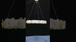 Luxury Brass Alabaster Chandelier Modern Pendant Light