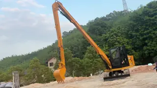 long reach boom use 305.5 digger excavator
