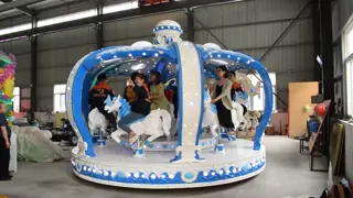 12-seat Ice & Snow Crown Carousel