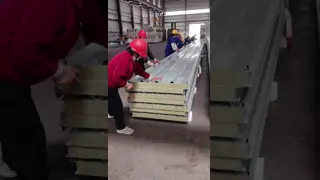Rock wool panels
