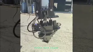 Guchuan Tilt Rotator Quick Coupler Excavator Quick Hitch for 2-22ton Excavatorr 5-45