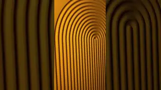Arc Vertical Stripe & 3D Embossed PVC Decorative Film