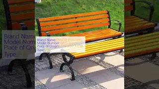 Durable WPC Outdoor Bench for Parks & Malls
