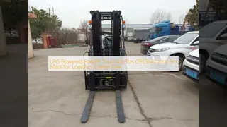 Ton LPG Forklift m Mast Logistics