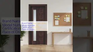 WPC Glass Door Termite Mold Proof Energy Efficient
