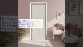WPC Glass Door Moisture Proof & Durable