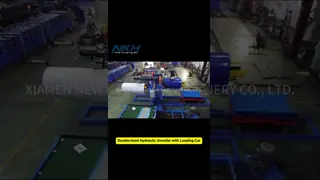 5Tons Double-head Hydraulic Uncoiler with Loading Car
