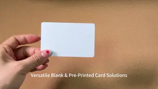 2 PVC Blank Cards