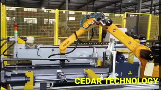 Robotic Arm and Pipe Bending Machine Production Line