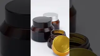 Amber glass jars 15g 30g 50g