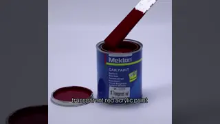 Transparent Red Car Paint High Gloss