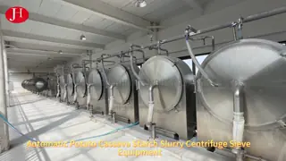 Automatic Potato Cassava Starch Slurry Centrifuge Sieve Equipment