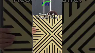 Wood Slat Acoustic Panels - Detail Show