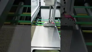 Gluing machine for making aluminum honeycomb panel