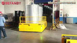Customized 10 Tonne Trackless Transfer Trolley,Intelligent Transfer Carts With Factory Use