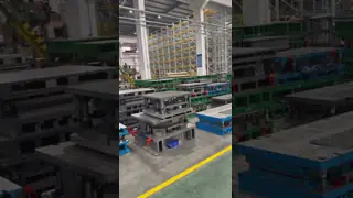 The automated warehouse in the workshop has been completed.