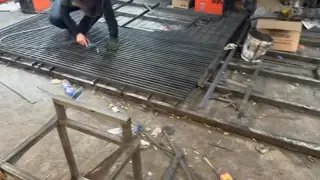 Irregular-Shaped Platform Steel Grating with Kick Plates