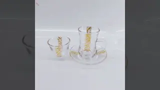 Elegant Glass Tea Cups Premium Lead Free Glassware