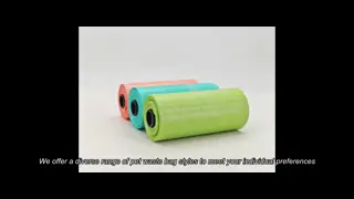 Customized pet litter bags