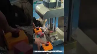 Hands-on demonstration of the soap stamp machine