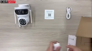 Three Lens Outdoor PTZ Camera Complete Unboxing and Feature Guide
