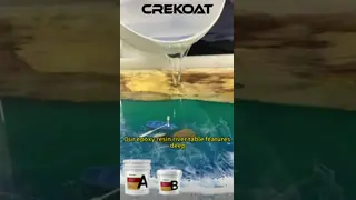 This is the magic of epoxy resin river tables