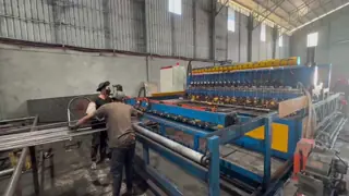 reinforcing steel bar mesh welding machine