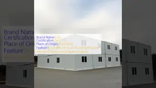 Fast Assembly Flat Pack Container Homes Energy Efficient