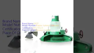 High Efficiency Kaplan Hydro Turbine Generator Solutions