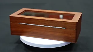 Lockable Wooden Watch Box – Secure Luxury Case for Valuable Timepieces