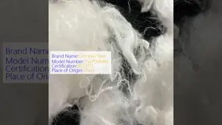 Bright Orange Polyester Tow 2D Permanent Color Fiber