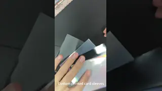 Custom printed card sleeves