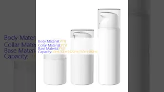 Eco Friendly 30ml PCR Airless Pump Bottle for Skincare