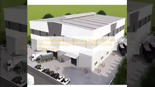 60m Clear Span Fire Rated Steel Workshop Solution