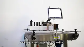 Automatic Real-Time Printing Label Applicator YM320P for Paper Box Surface Labeling