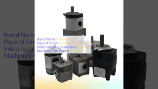High Pressure Hydraulic Gear Pump for Excavators